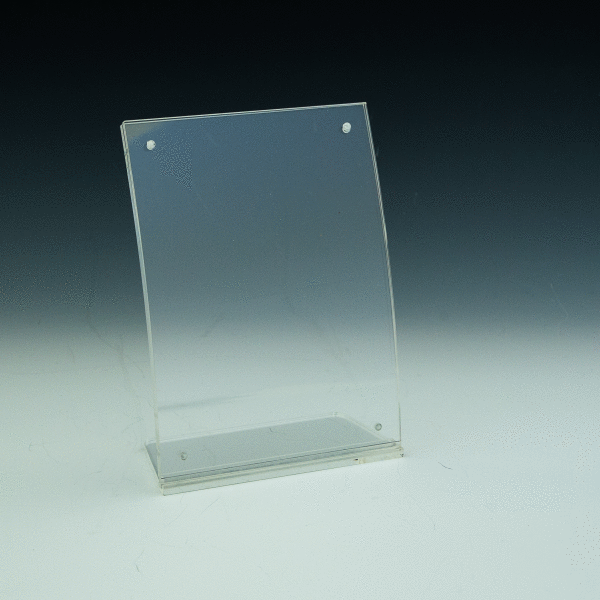 Buy Clear Curved Sign Holder - 4x6 | Premium Quality Display Products ...